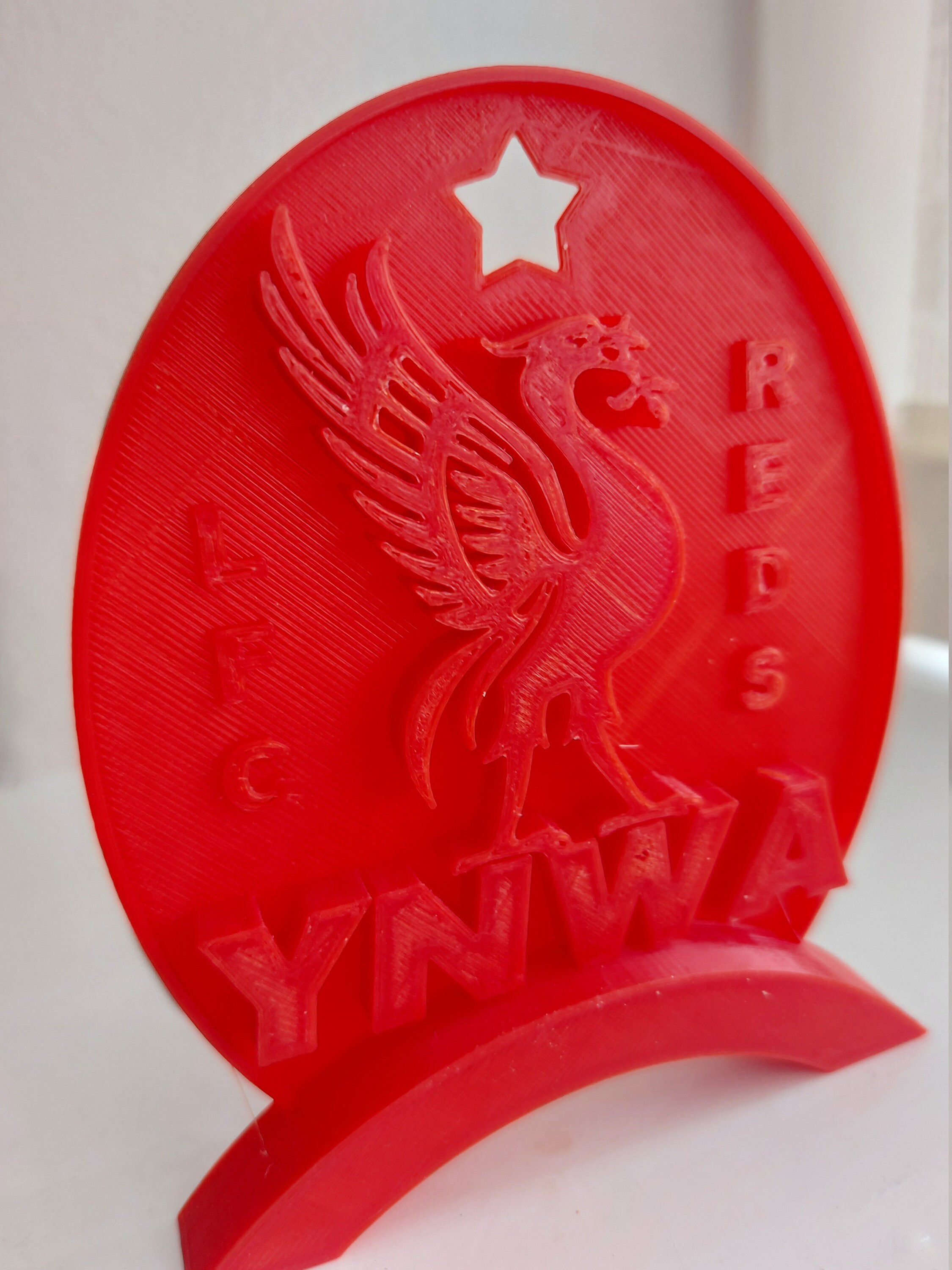 3D Printed Liverpool FC YNWA liverbird RED | Etsy