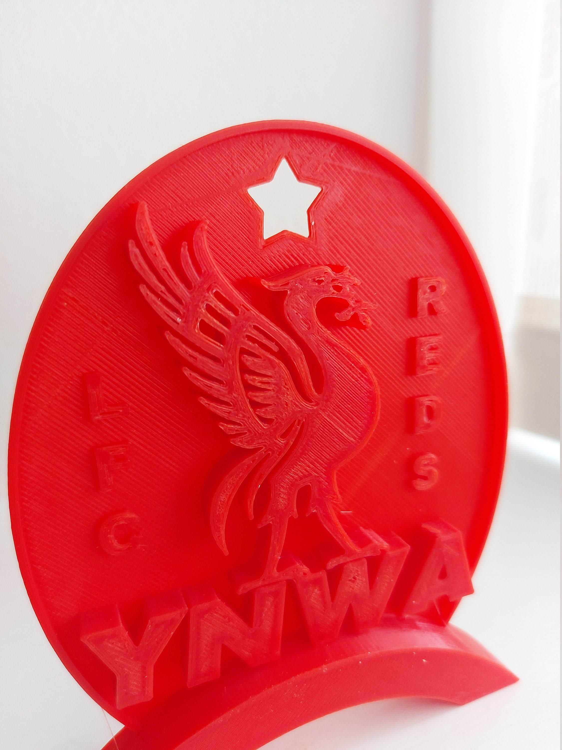 3D Printed Liverpool FC YNWA liverbird RED | Etsy