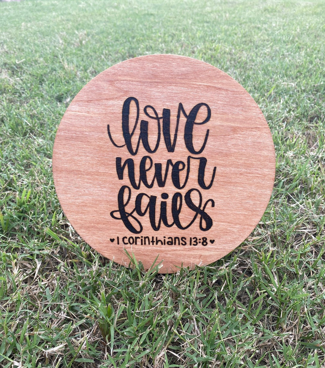 Wood Burned Bible Verse - Etsy