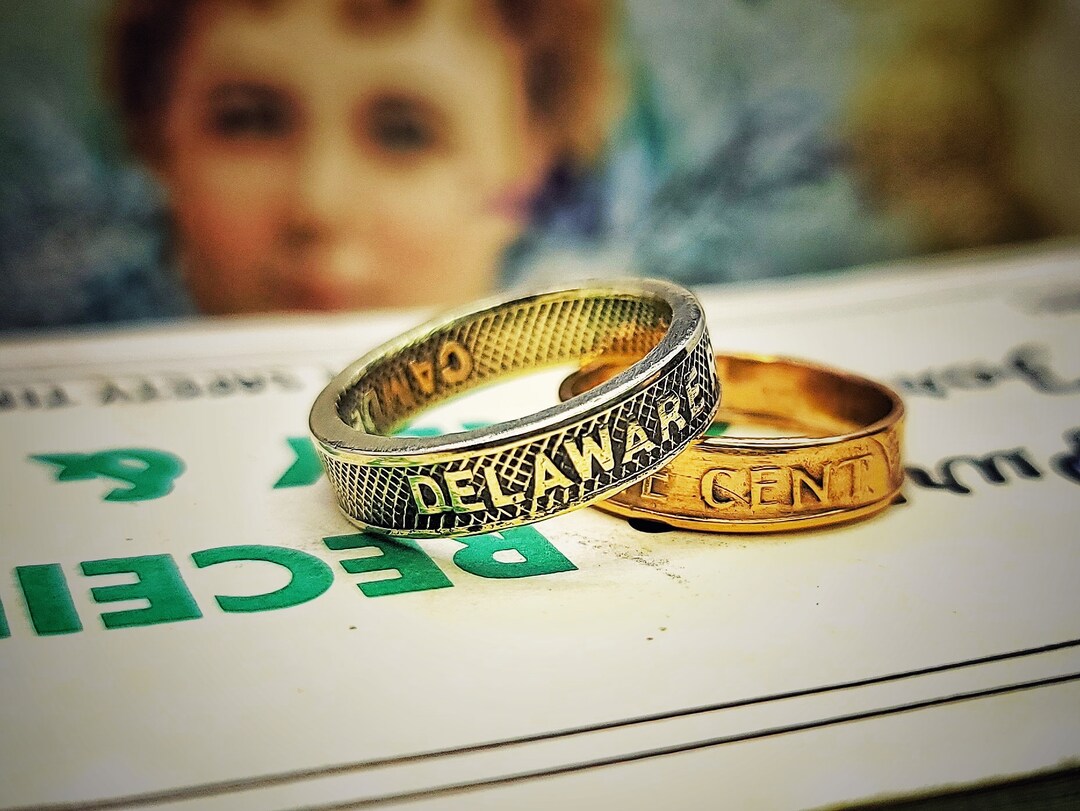 Delaware River Bridge Line Token Ring - Etsy