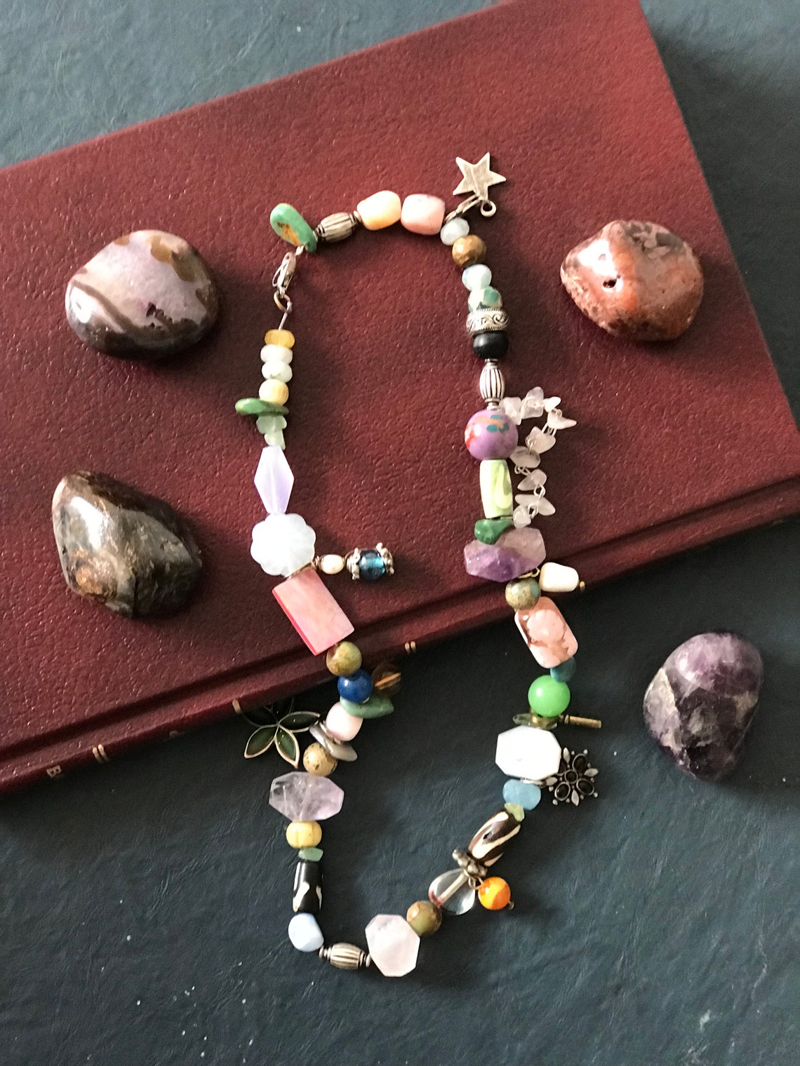 Goblin Core/grunge Mismatch Necklace - Etsy