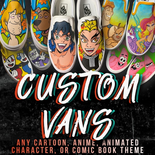 Painted Vans Shoes - Etsy