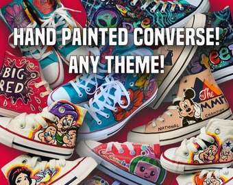 Custom Converse Shoes | Etsy