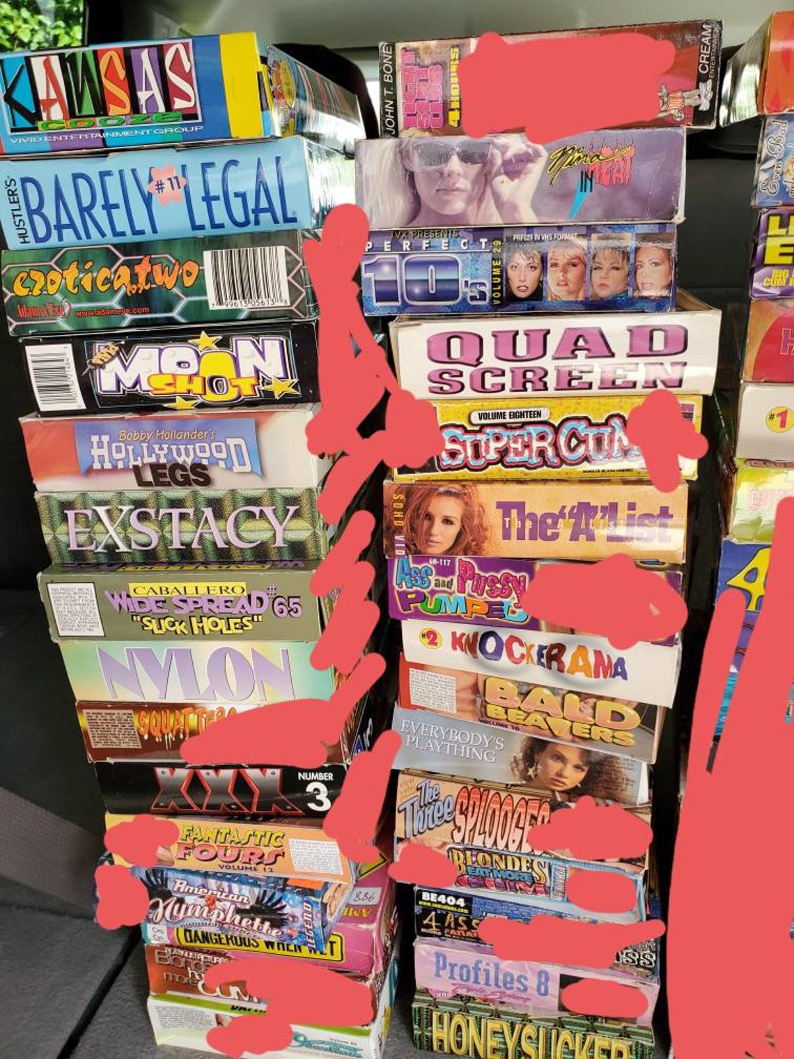 Mature Adult Vintage Vhs Tapes 172 In All Etsy