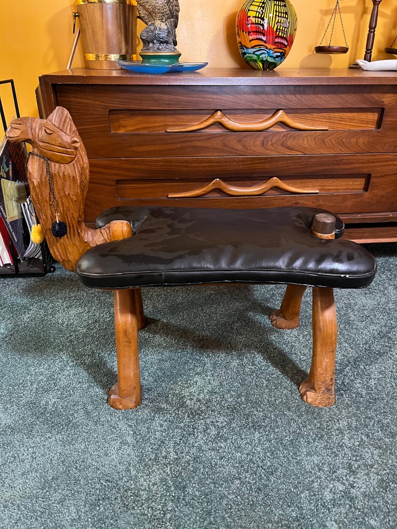 Camel Saddle Stool - Etsy