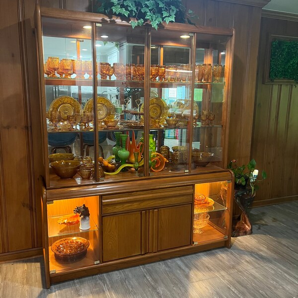 Lighted Display Cabinet - Etsy