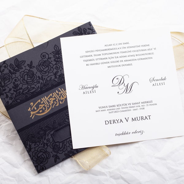 Arabic Engagement Invitation - Etsy