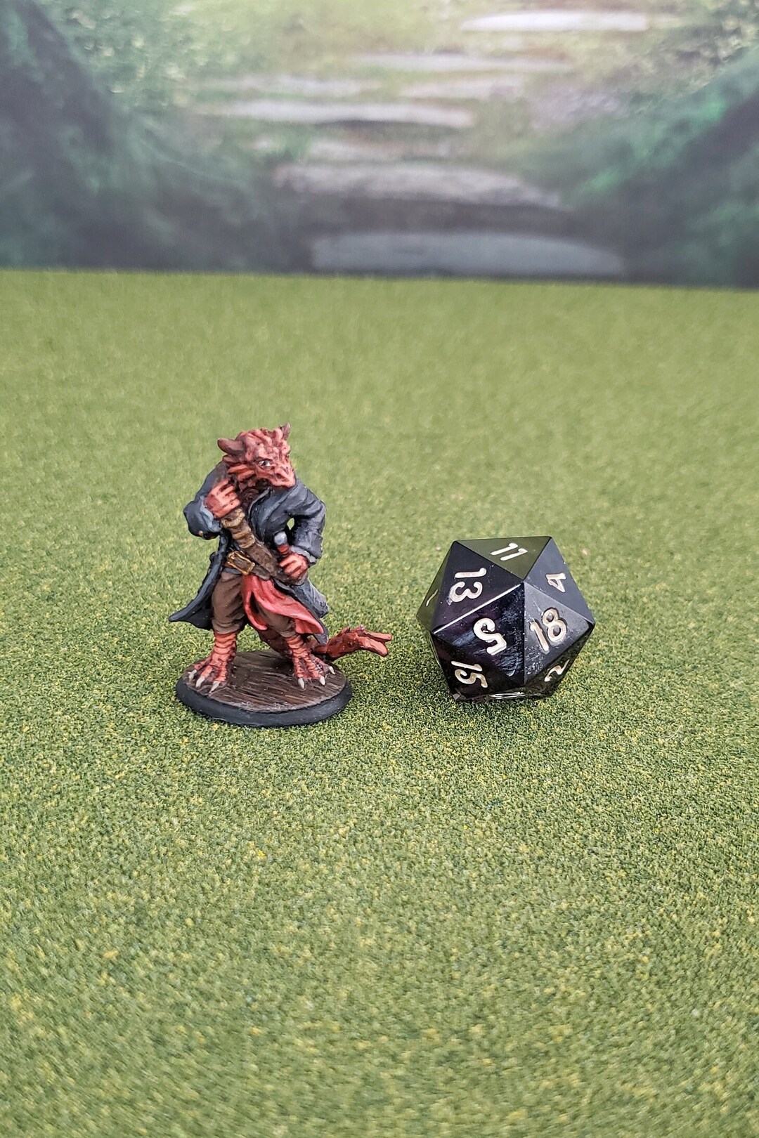 Captain Blackscale, Painted Miniature for Ttrpgs Pirate Mini Dragonborn ...
