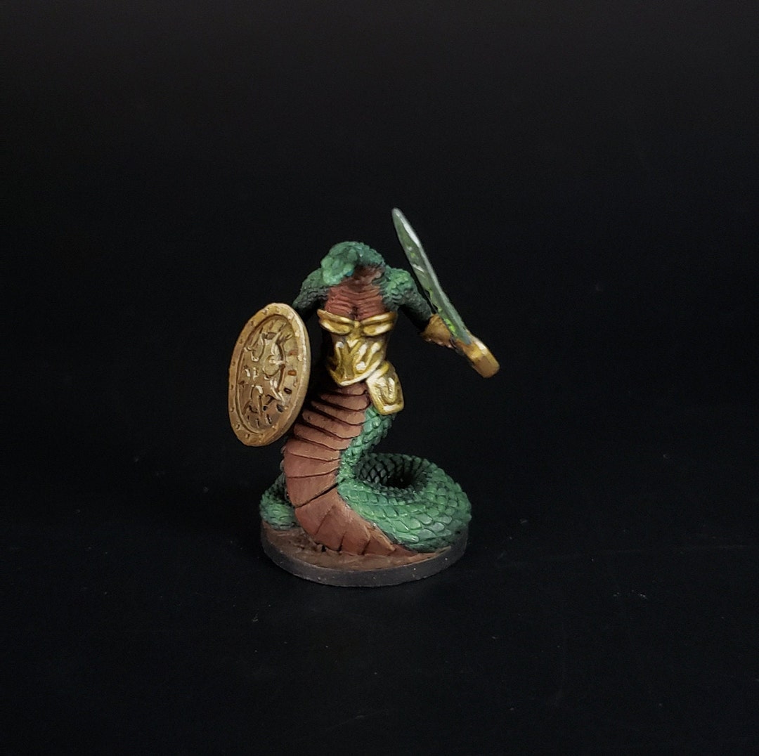 Yuan-ti or Snake Person Miniature for Ttrpgs | for DND | for Pathfinder ...