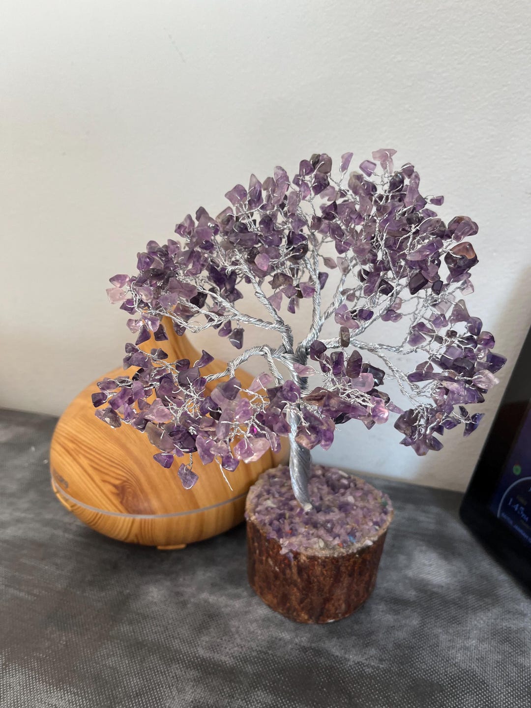 Home Decor | Amethyst Crystal | New Home Gift | Tree of Life | Wired ...