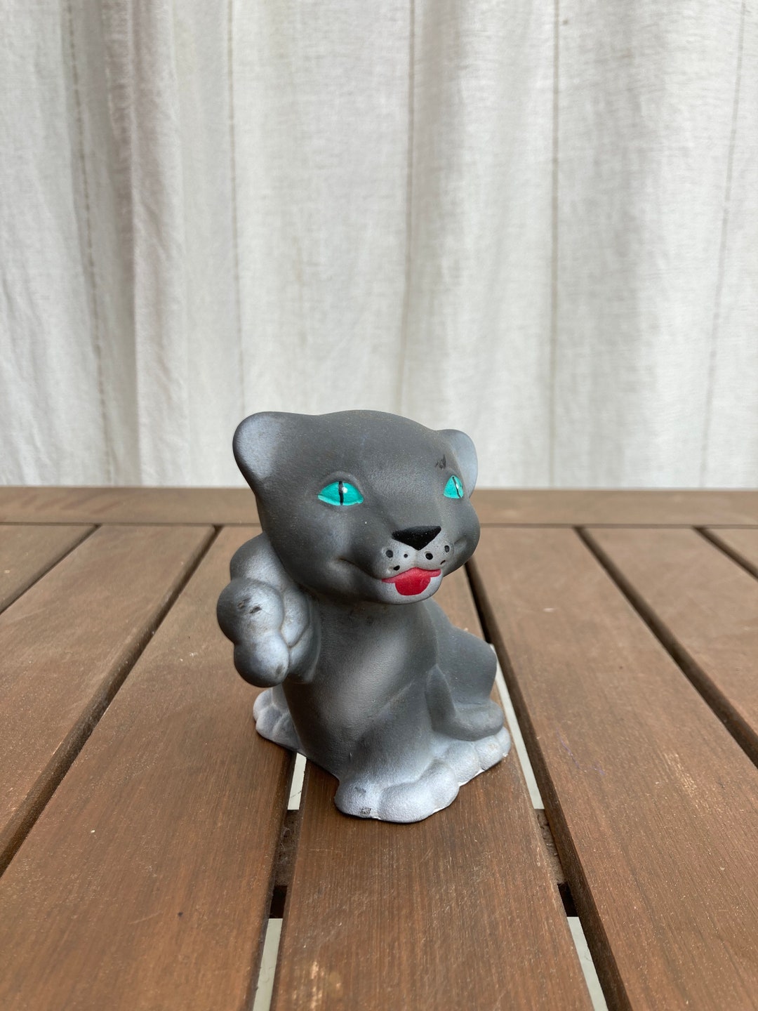 Vintage Rubber Cat Toy - Etsy