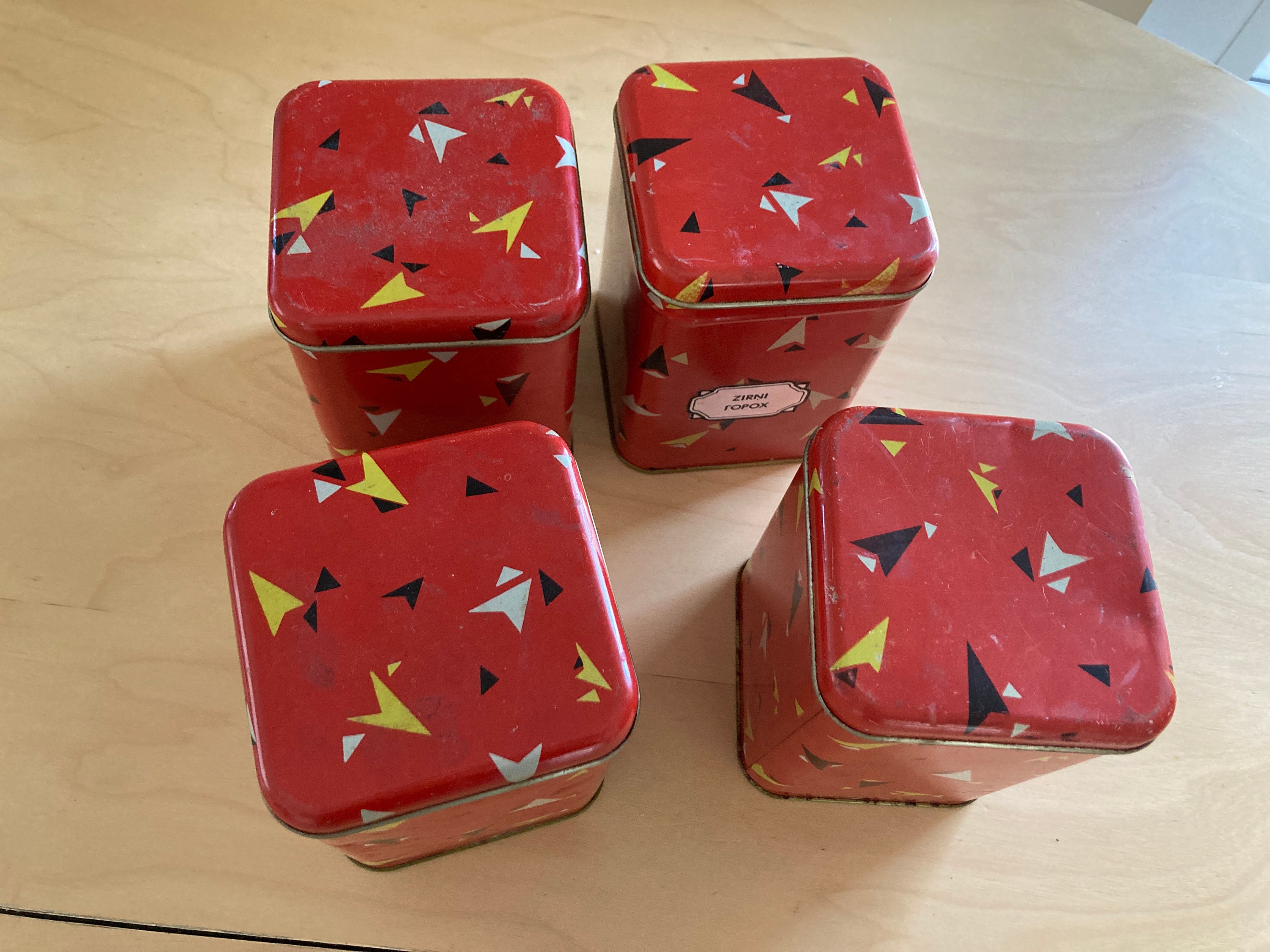 Soviet Tin Boxes for Kitchen - Etsy