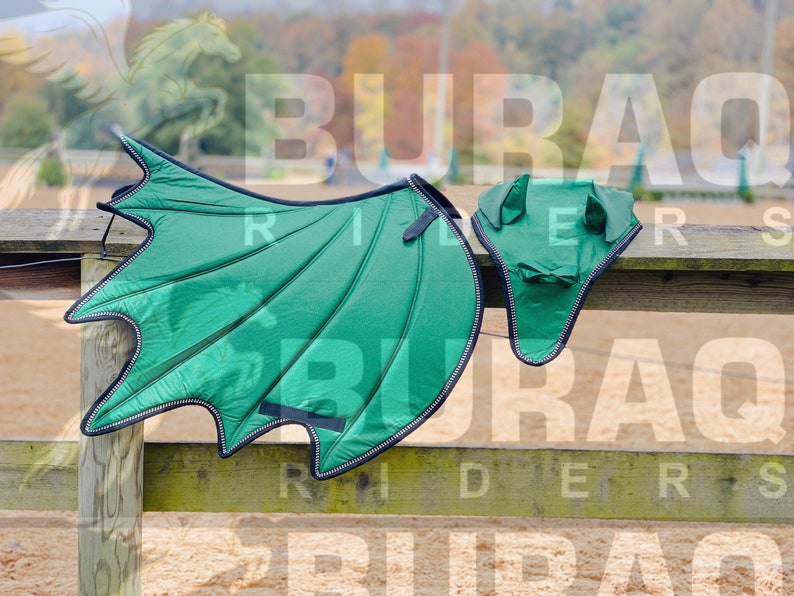 Glittery Dragon Saddle Pad Handmade Dragon Wing Glittery - Etsy