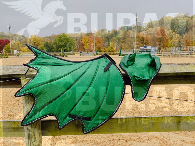 Glittery Dragon Saddle Pad Handmade Dragon Wing Glittery - Etsy