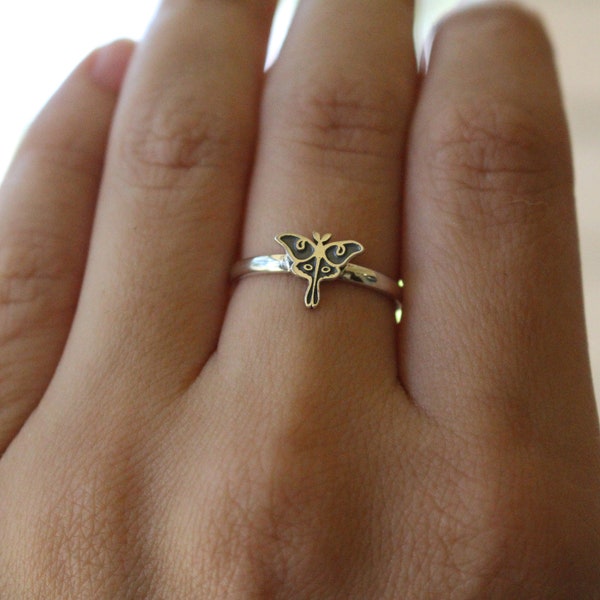 Moth Ring - Etsy