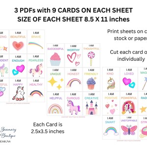 27 Positive Affirmations Printables for Little Ones, Positive Quotes ...