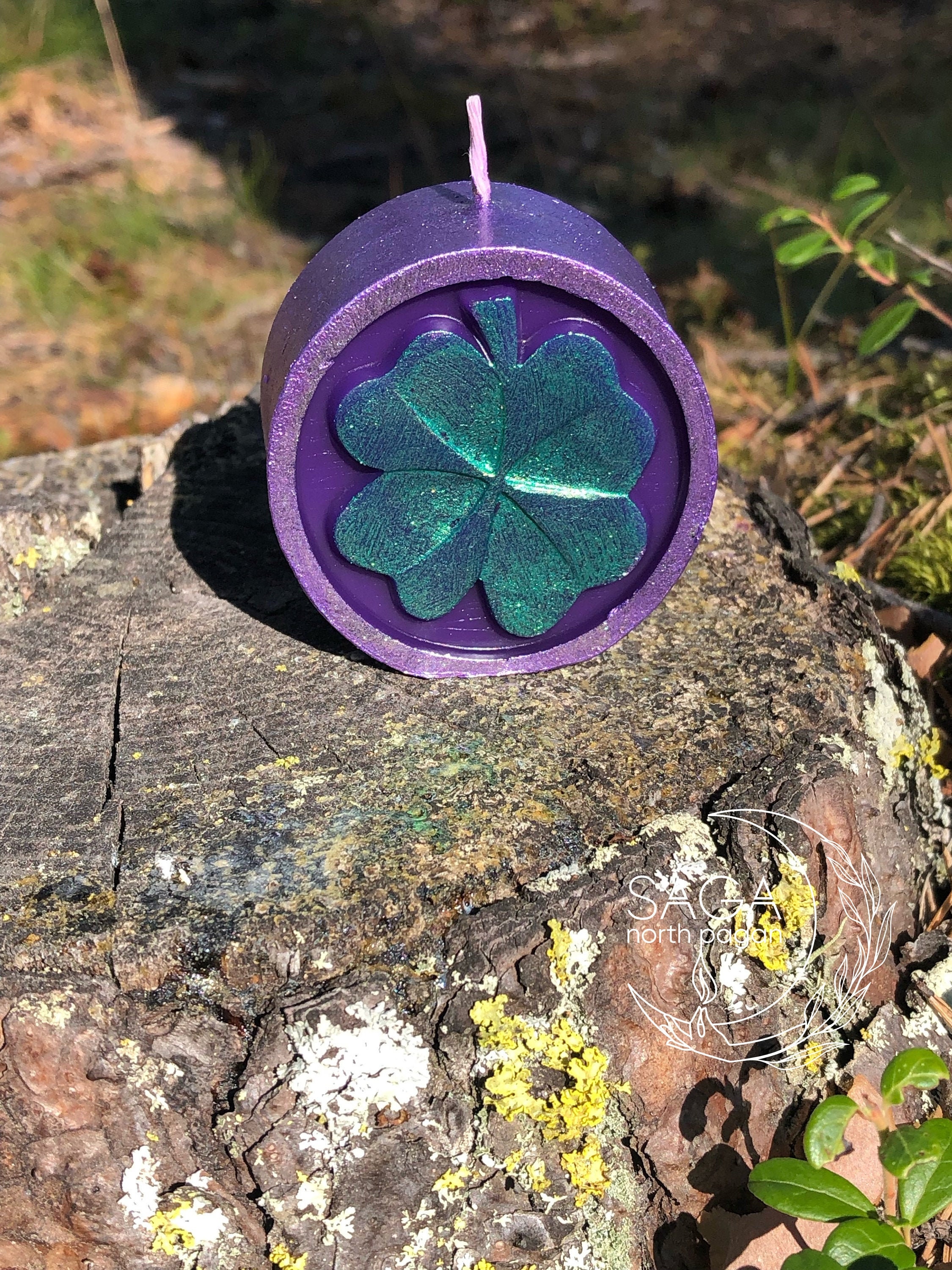 Ritual Candle "four-leaf Clover of Good Luck" is Used to Attract Good ...