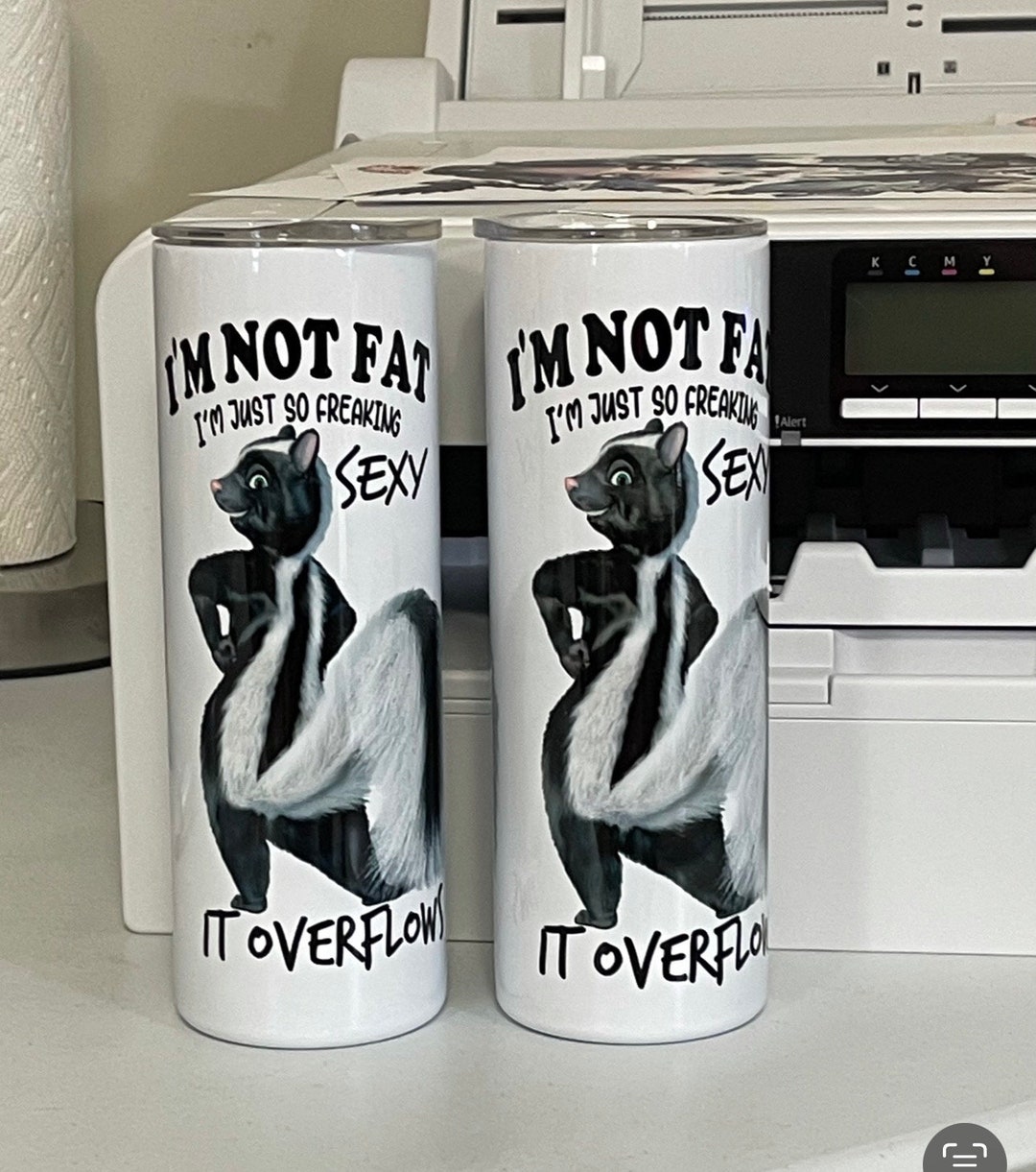 Skunk Tumbler, Crazy Skunk Lady 20oz Tumbler,pet Skunk, Gift for Skunk ...