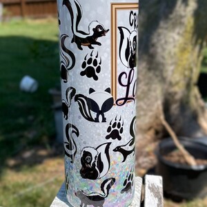 Crazy Skunk Lady 20oz Tumbler, Pet Skunk, Gift for Skunk Owner ...