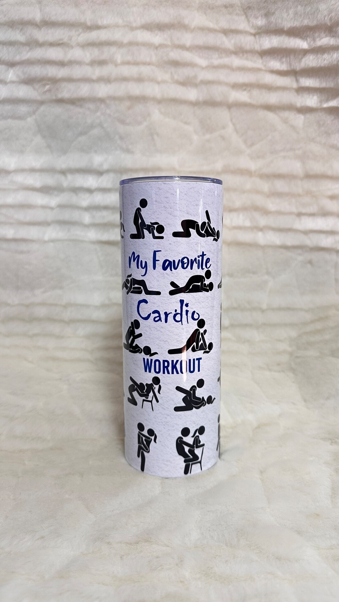 My Favorite Cardio Workout 20oz Skinny Tumbler, Mature Gift Idea, Adult ...