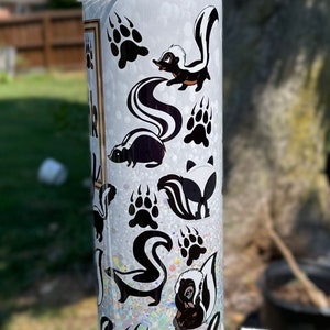 Crazy Skunk Lady 20oz Tumbler, Pet Skunk, Gift for Skunk Owner ...