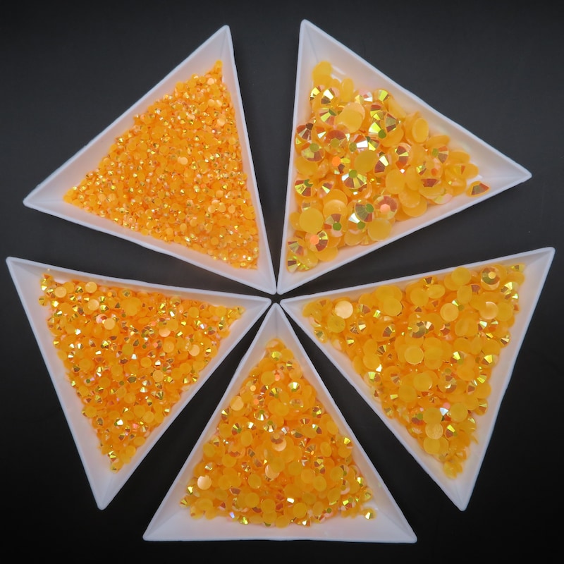 Orange Rhinestone - Etsy