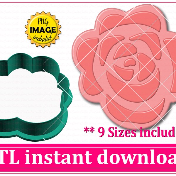 Rose Cookie Cutter - Etsy