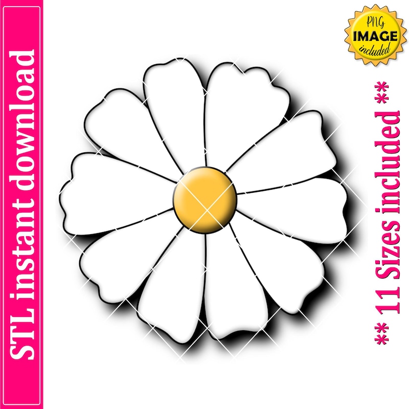 Daisy Cookie Cutters Stl - Etsy