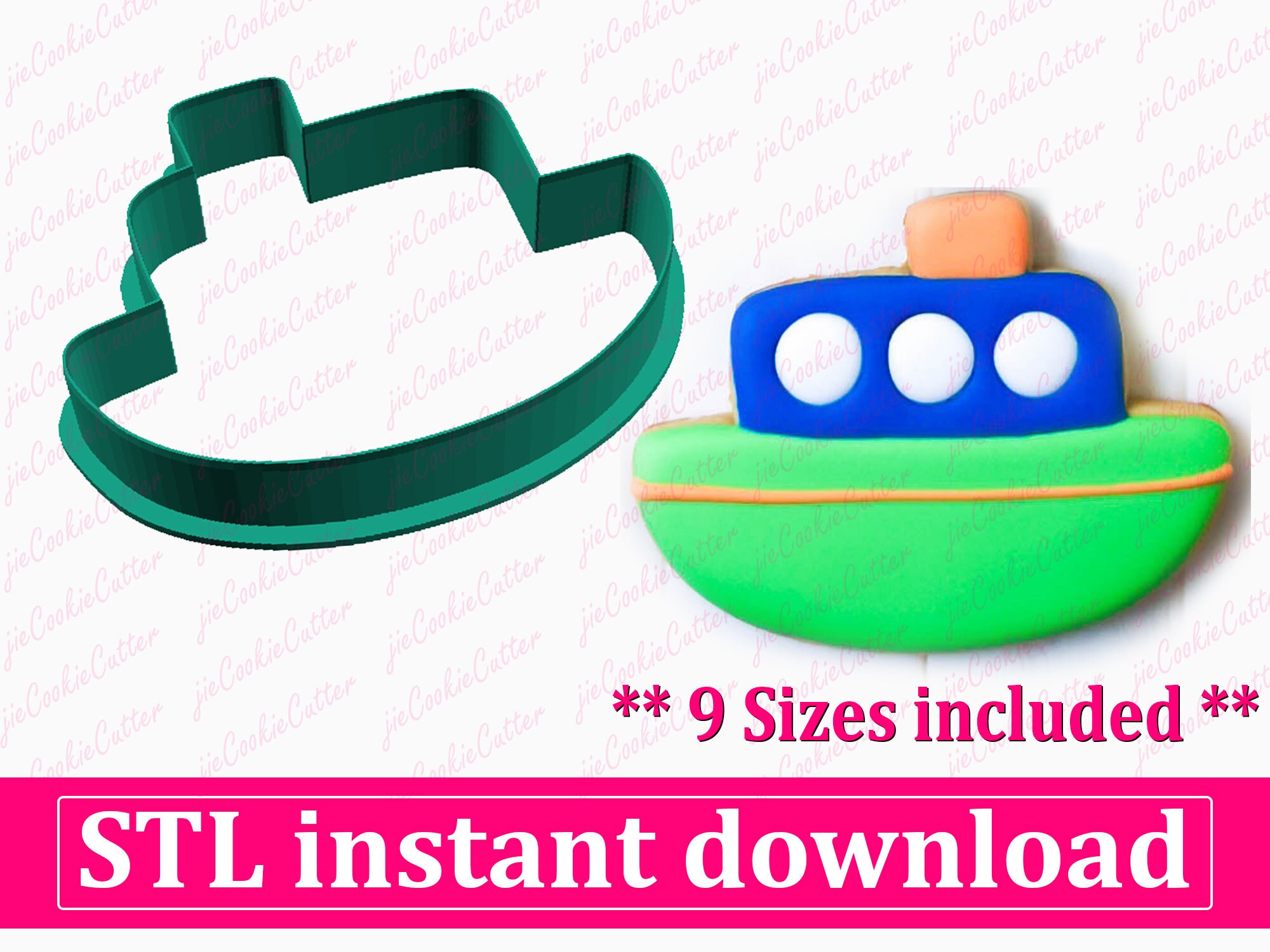 Space Ship Cookie Cutter STL File Instant Download STL Cookie Cutter ...