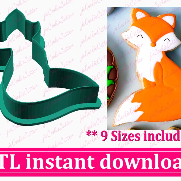Fox Cookie Cutter - Etsy