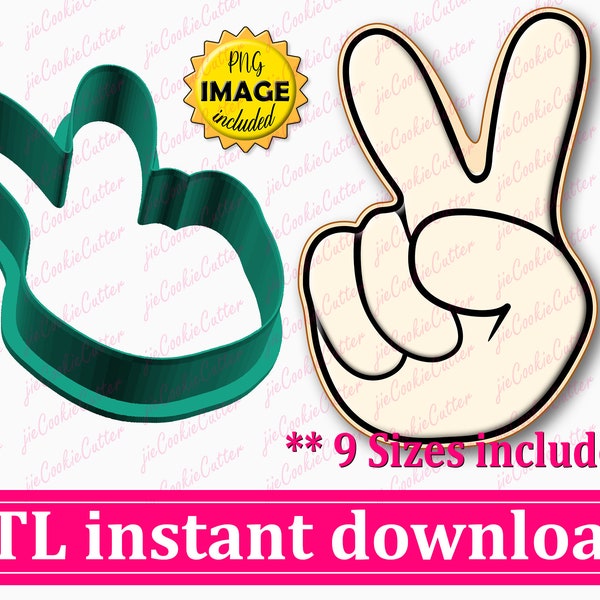 Peace Hand Sign - Etsy