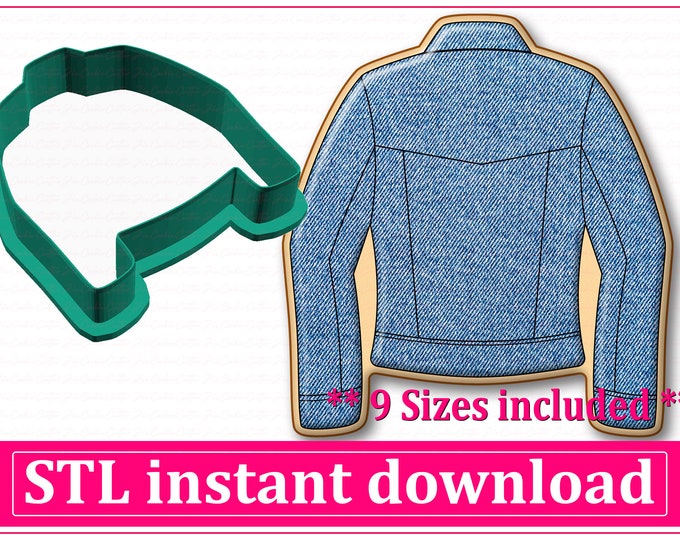 Jean Jacket Cookie Cutter - Etsy