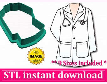 Doctor Coat Cookie Cutter - Etsy