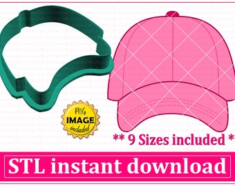 Baseball Cap Cookie Cutter - Etsy