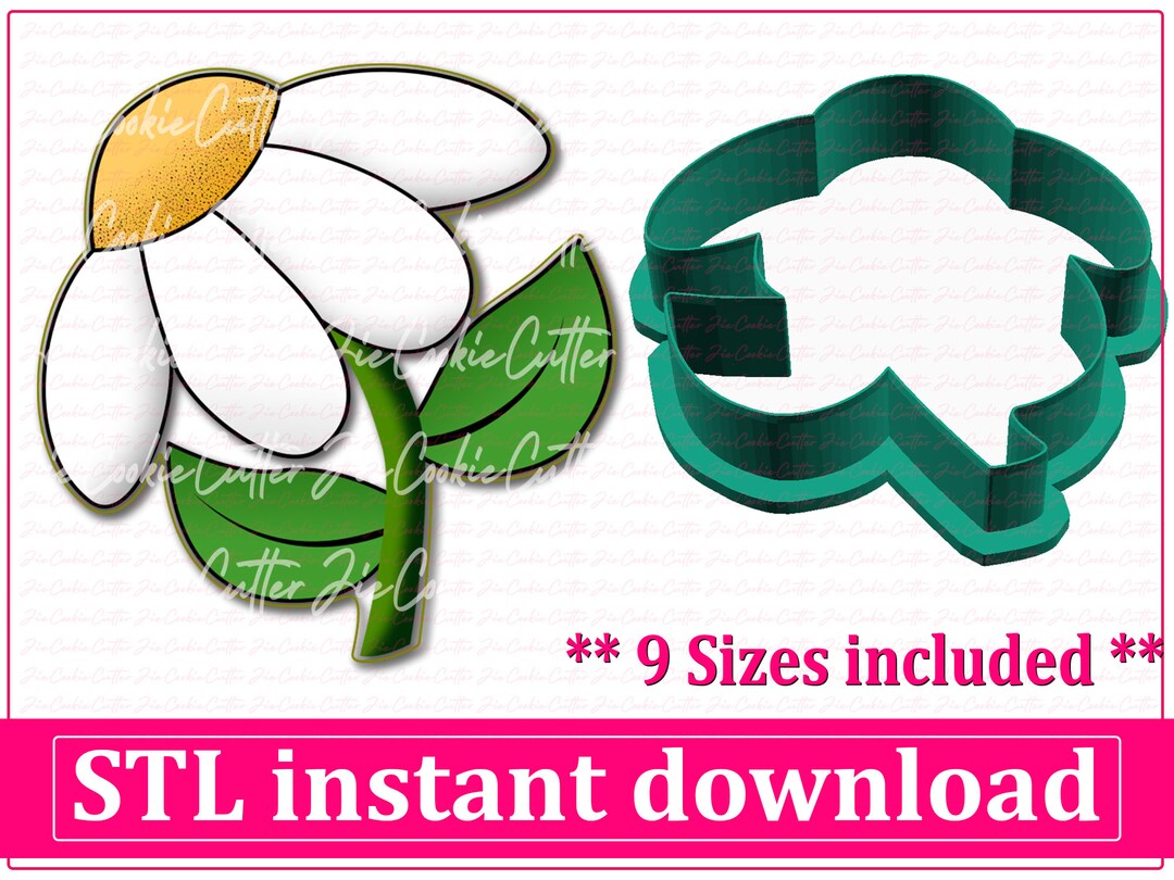 Daisy Cookie Cutter STL File Instant Download STL Cookie - Etsy