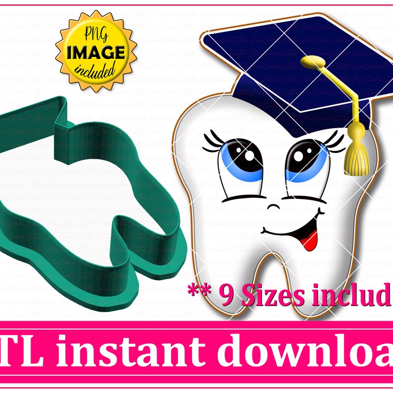 Graduation Teeth Cookie Cutters - Etsy