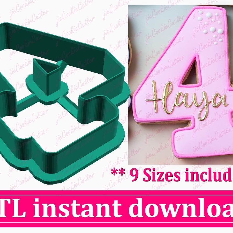 Number Cookies - Etsy