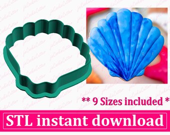 Sea Shell Stl File - Etsy