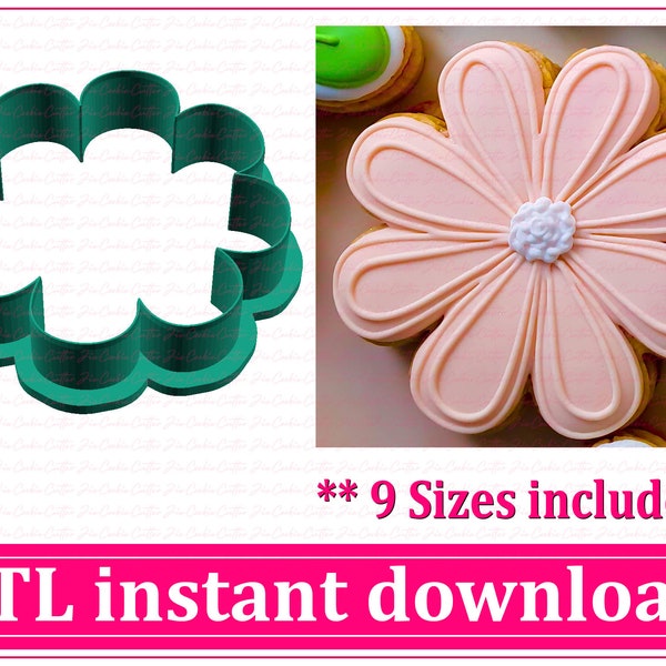 Flower Cookie - Etsy