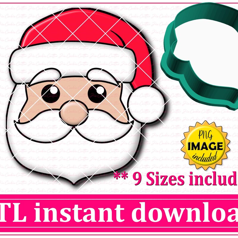 Santa Cookie Cutter - Etsy