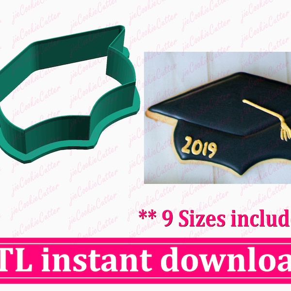 Graduation Cap Stl File - Etsy