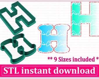 Letter H Cookie Cutter - Etsy