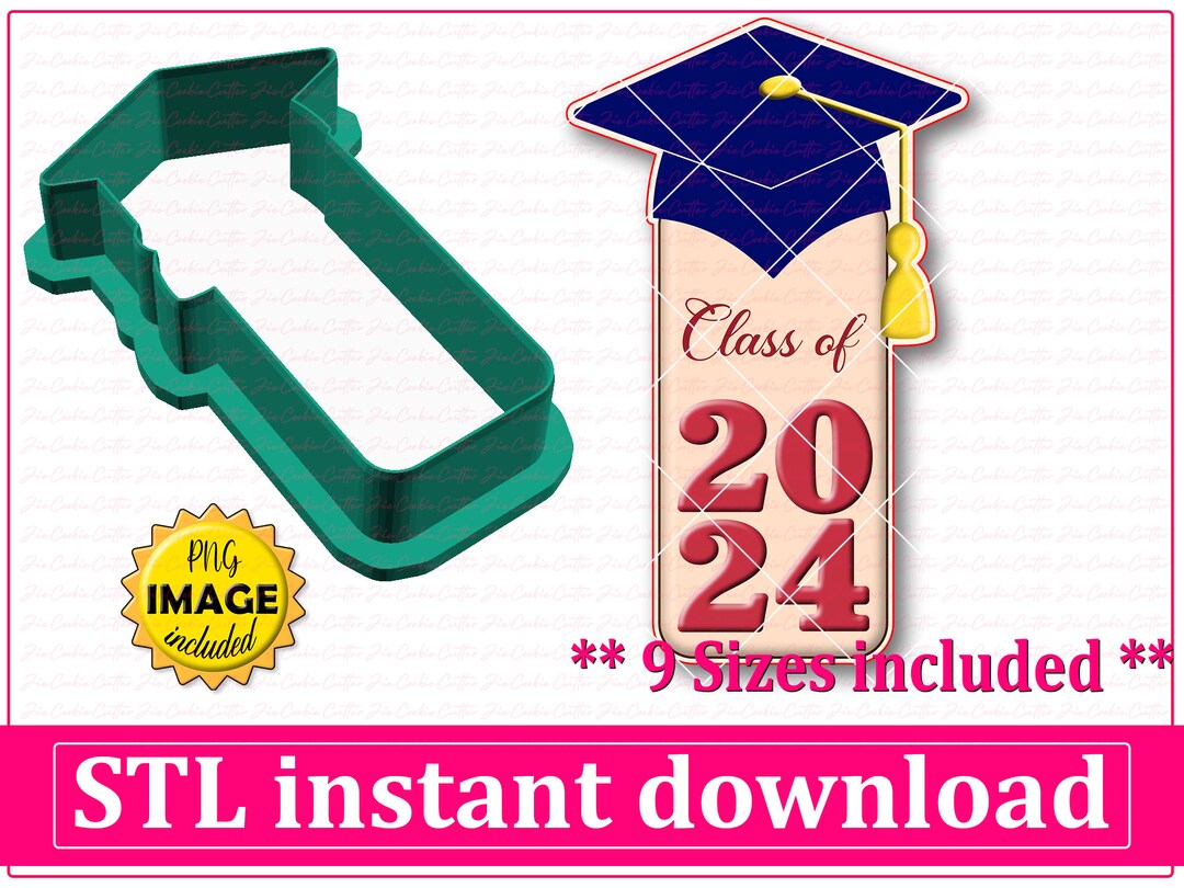 Class of Plaque Cookie Cutter STL File Instant Download, STL Cookie ...