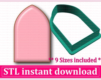 Arch Shape Cookie Cutter STL File Instant Download, STL Cookie Cutter ...