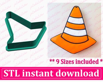 Construction Cone Cookie Cutter - Etsy
