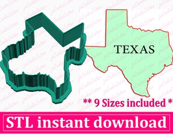 Texas Stl File - Etsy