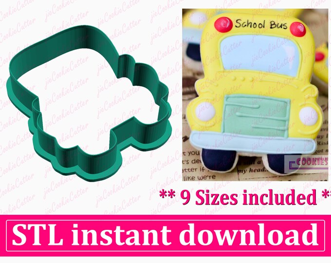 Cute School Bus Cookie Cutter - Etsy