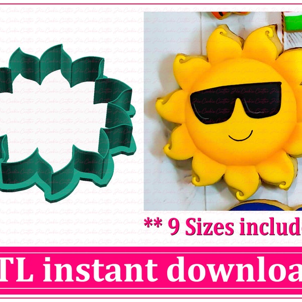 Sunshine Cookie Cutter - Etsy