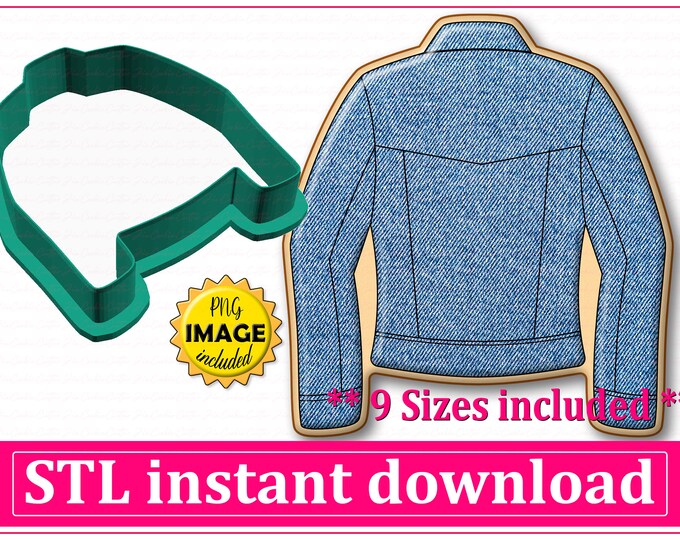 Jean Jacket Cookie Cutter - Etsy