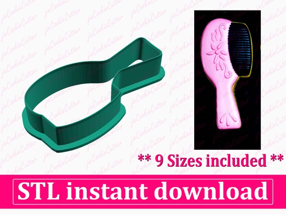 Comb Cookie Cutter STL File Instant Download STL Cookie - Etsy